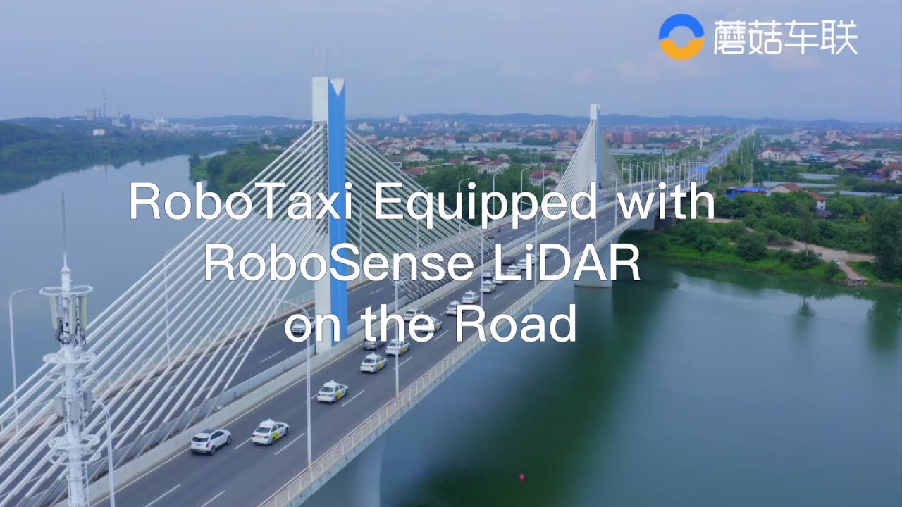 RoboTaxi equipped with RoboSense LiDAR on the Road - YouTube