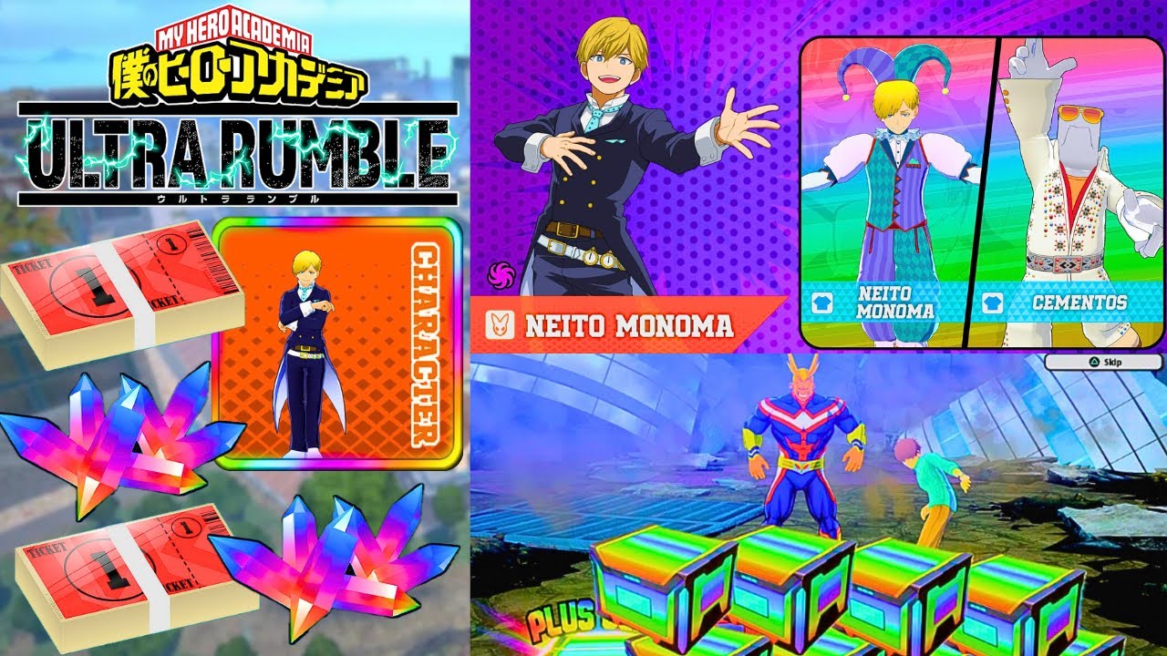 *NEW* MONOMA SUMMONS MADE ME CRASH OUT! My Hero Ultra Rumble - YouTube