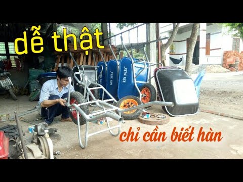 Làm xe rùa (xe cút kít) thủ công | thật đơn giản (part3) - YouTube