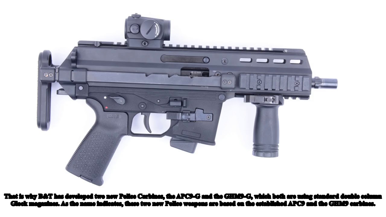 Military New |Glock Magazine Lowers for the B&T APC9-G & GHM9-G - YouTube