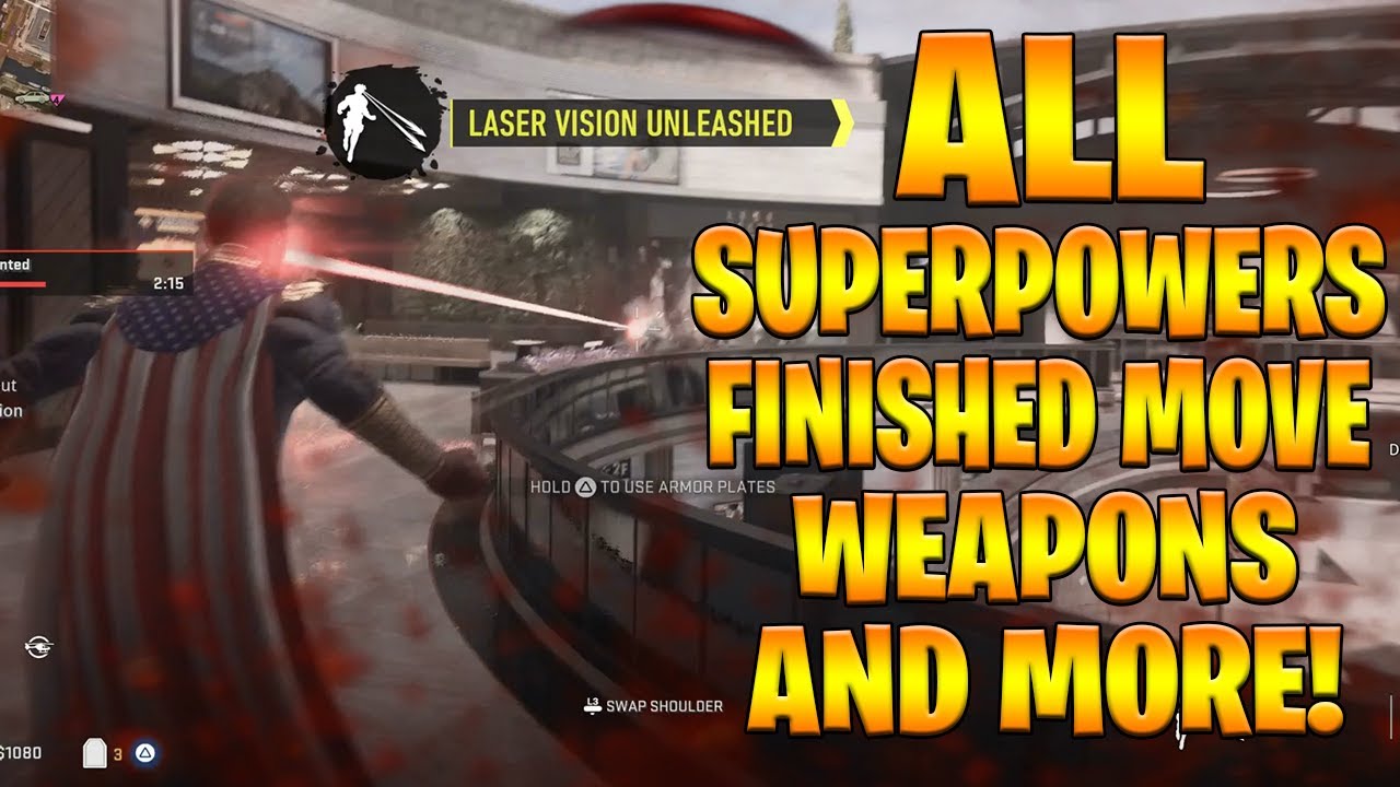 ALL HOMELANDER FINISHING MOVE, SUPERPOWER, WEAPONS & MORE In Call of ...