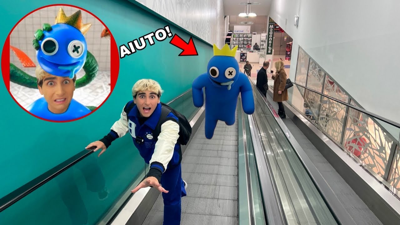 Il Mostro Blu Di Rainbow Friends Cerca Di Rapire Vinci…😰 Fuga Al
