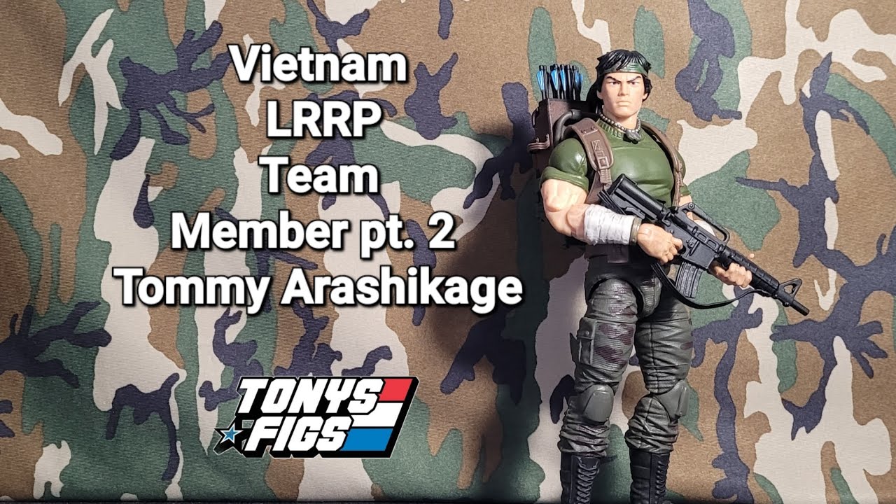 GI Joe Vietnam LRRP Team Member pt. 2 TOMMY ARASHIKAGE - YouTube