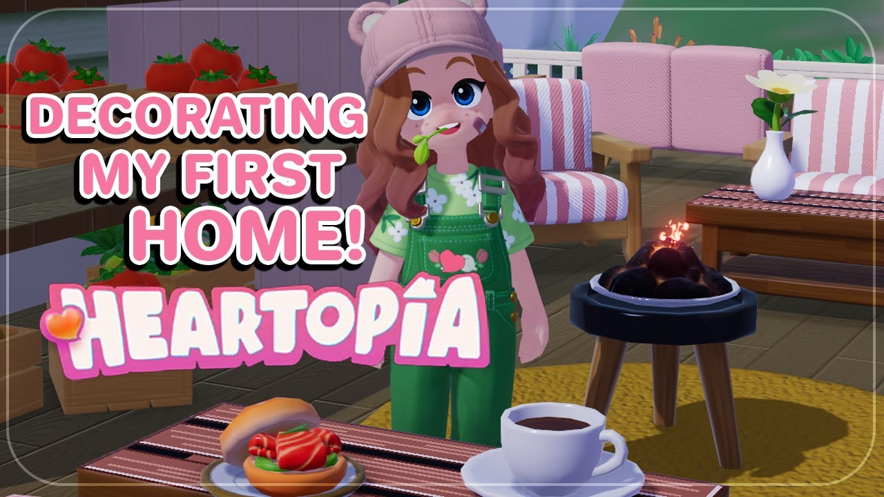 Decorating my First Heartopia Home! - YouTube