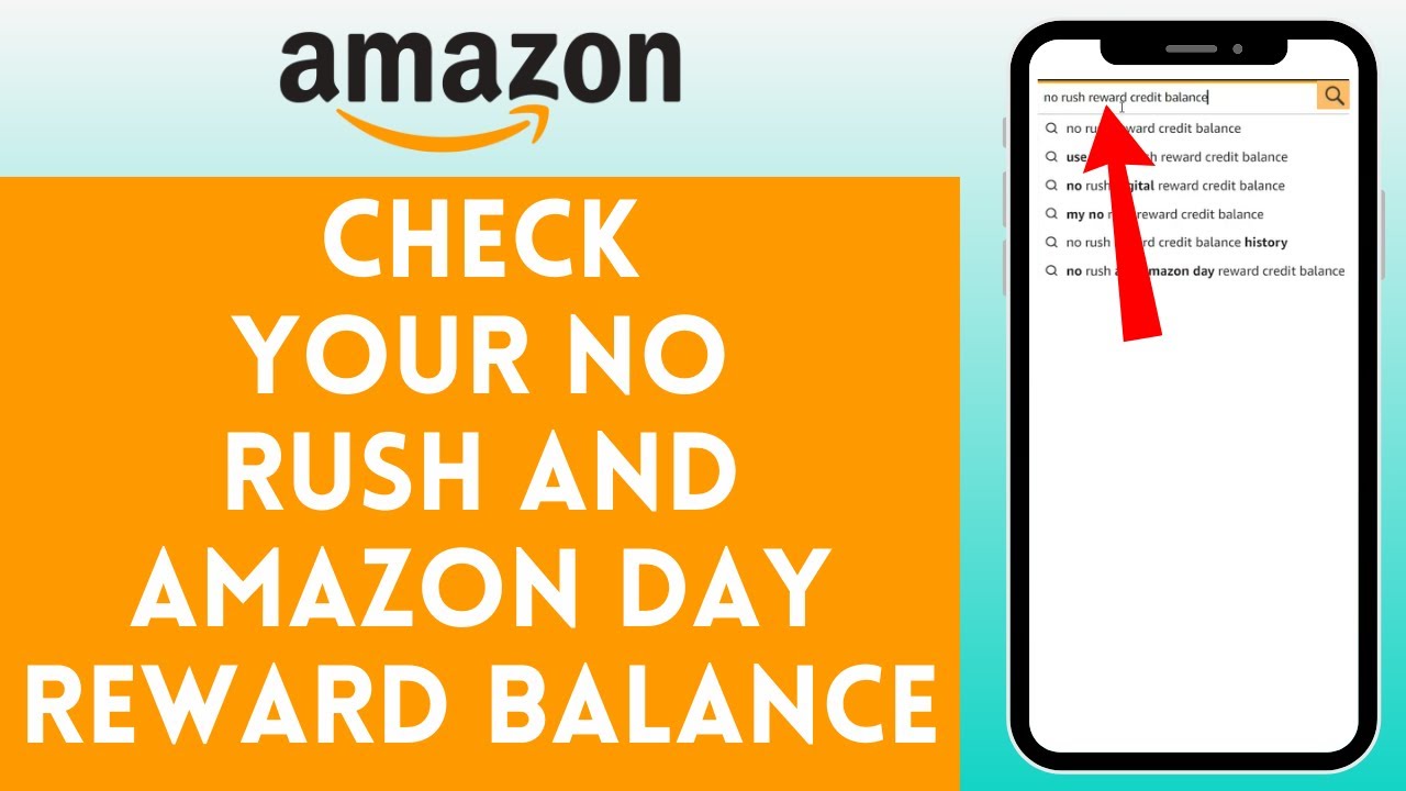 How to Check Your No Rush & Amazon Day Reward Balance (2024) - YouTube