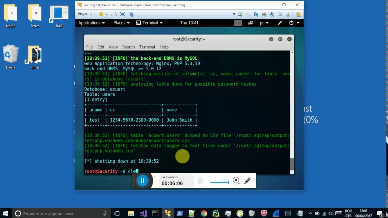 Como Hackear Um Site Com Sqlmap Youtube 3517