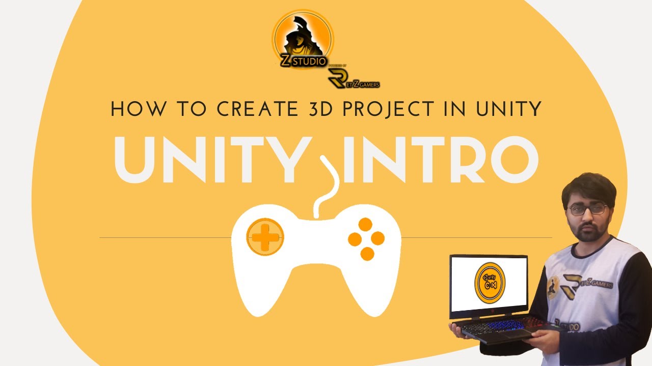 How To Create A 3d Project In Unity Using Unity Hub Youtube 2482