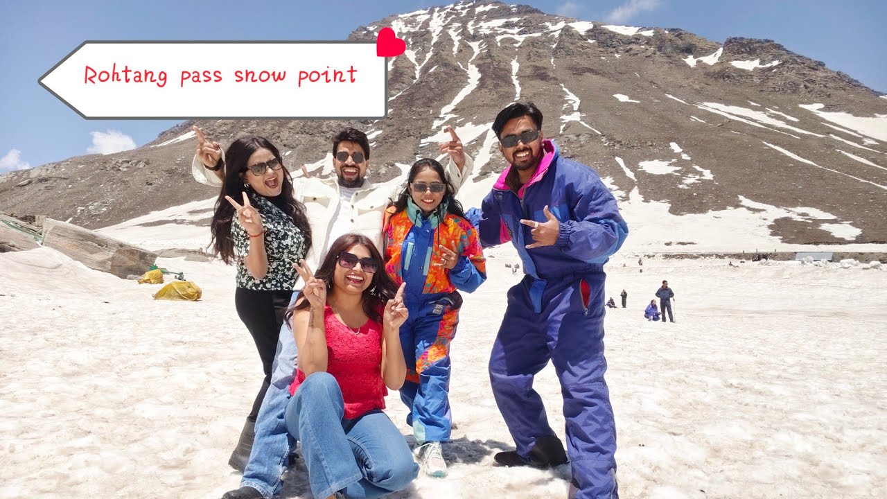 ROHTANG PASS CURRENT WEATHER UPDATES || MANALI SNOW POINT || HIMACHAL ...