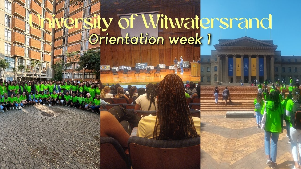 WITS Orientation week 1| campus tour, GTS, Girton braai, Talent show ...