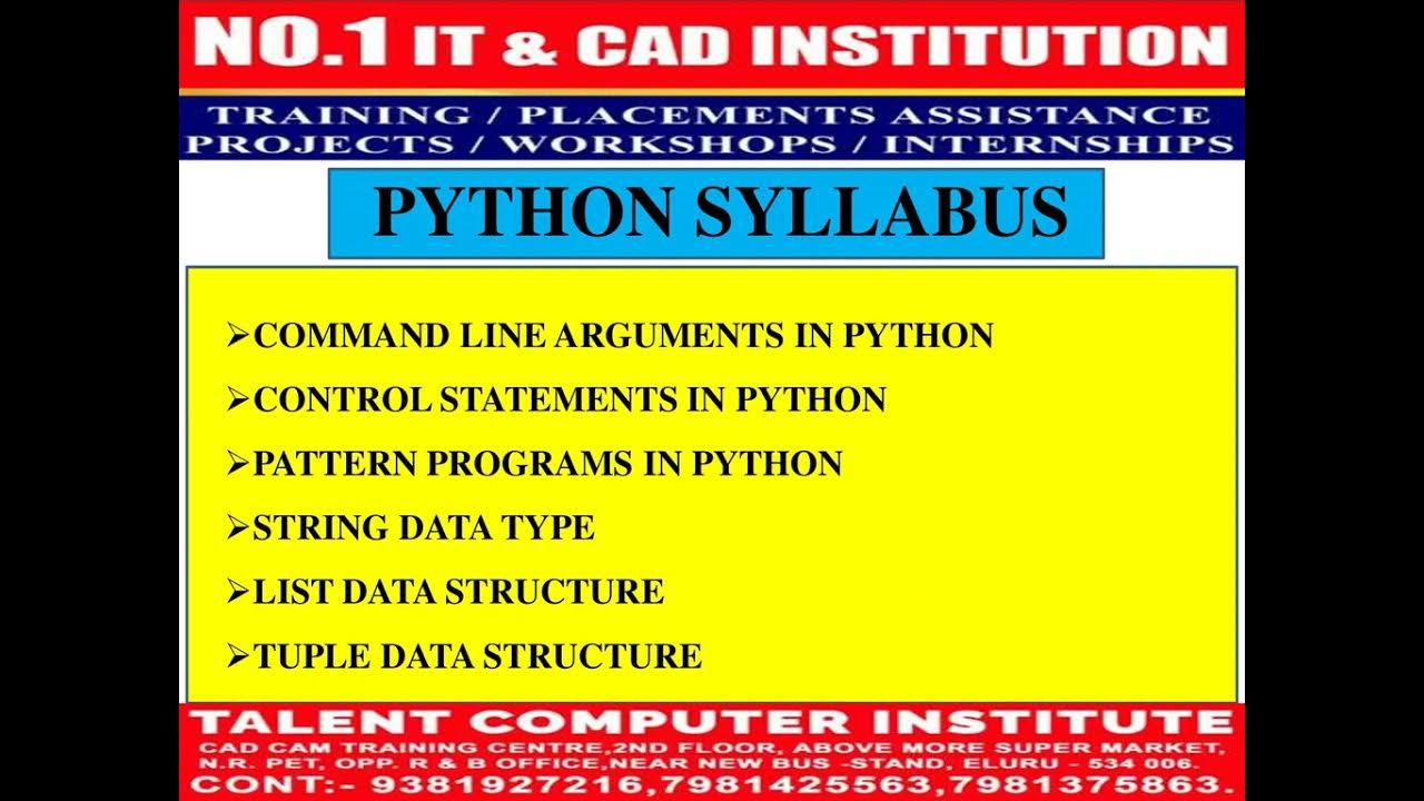 TALENT COMPUTER INSTITUTE - BEST COMPUTER INSTITUTE IN ELURU -PYTHON ...