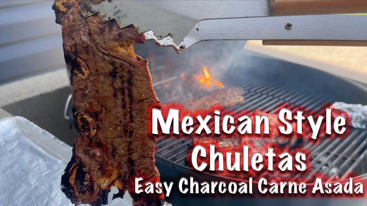 Mexican Style Ribs - Chuletas - Carne Asade | On the Weber Kettle ...