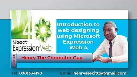 Web design using Microsoft Expression Web 4 - YouTube