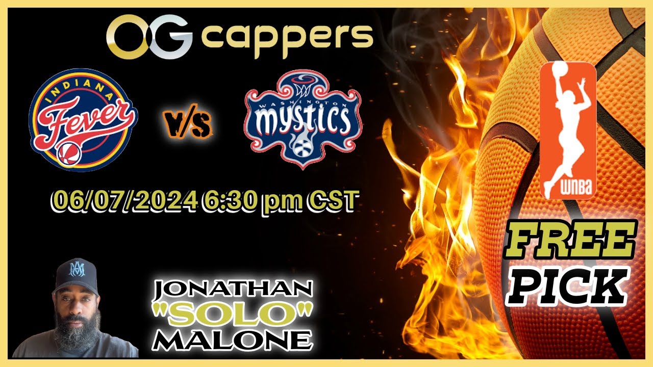 Fever vs Mystics WNBA Sports Picks & Predictions 6/7/24 Jonathan Malone Betting Tips # ...