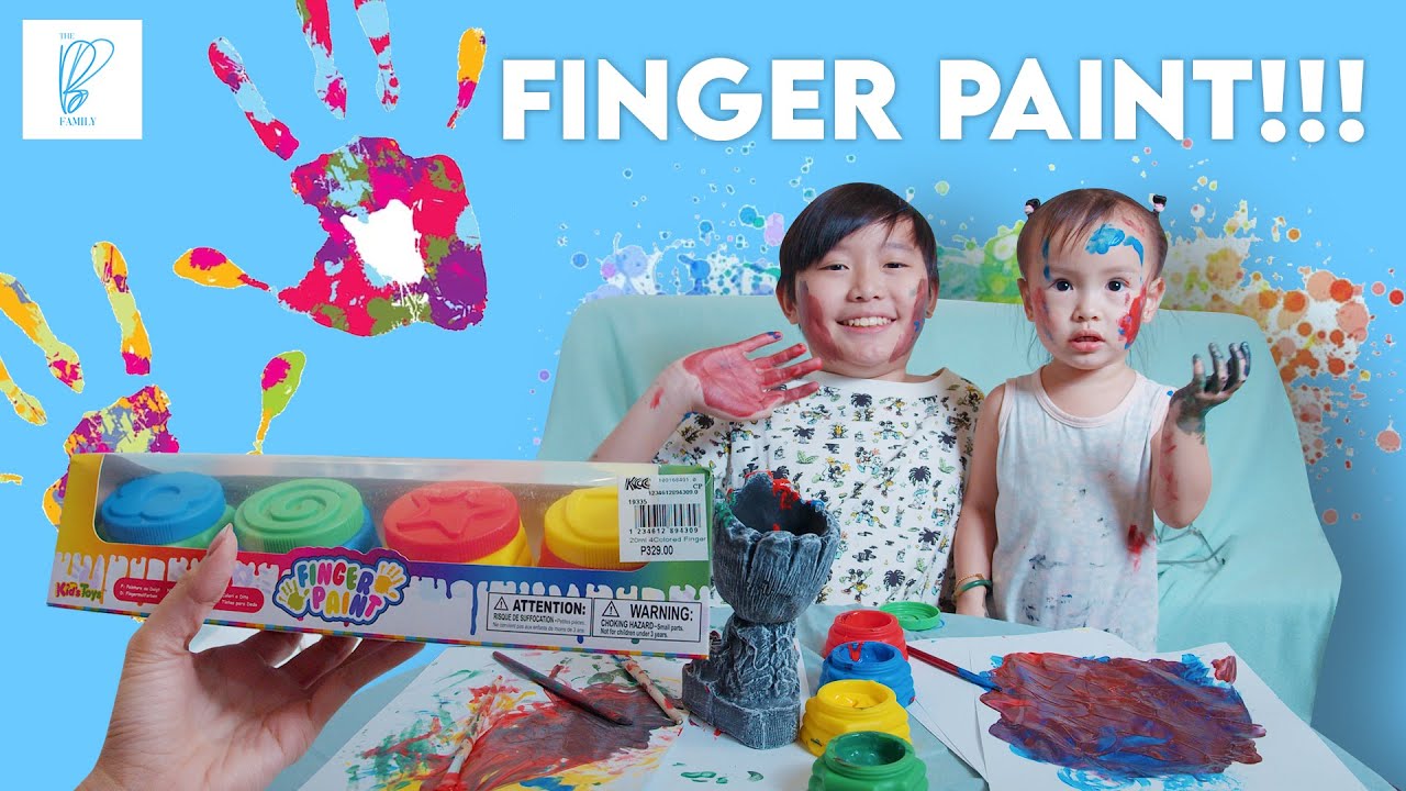 Let's Get Messy: Kids' Finger Paints Review and Playtime! - YouTube
