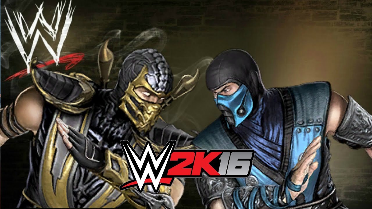 WWE 2K16-Scorpion v Sub-Zero - YouTube