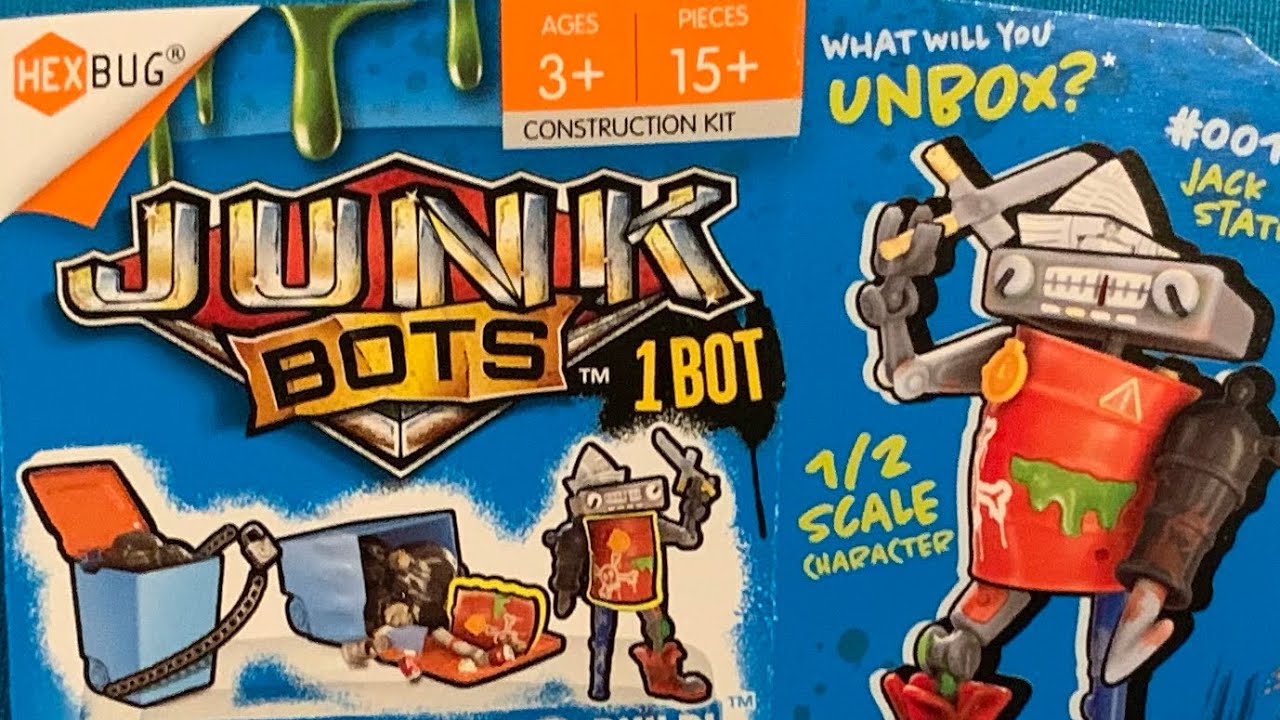 HEXBUG JunkBots 1 box to open. 😊 - YouTube