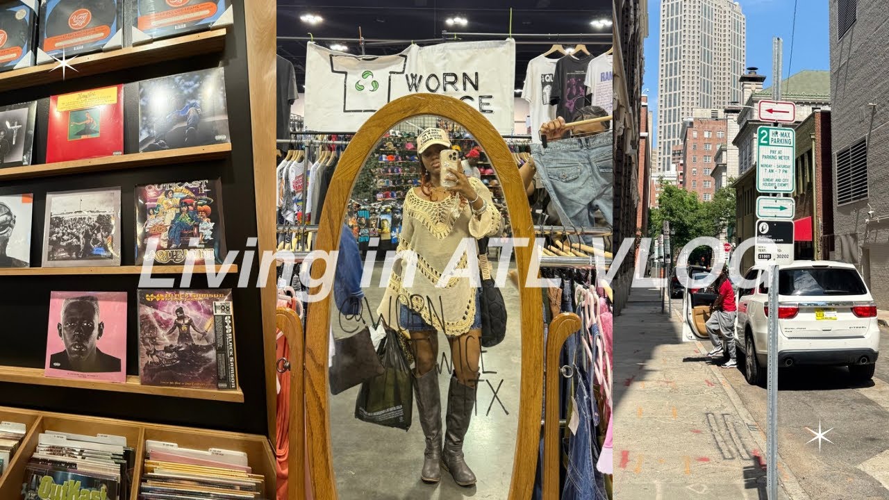 ATL THRIFT CON | Living in ATL Vlog🎙️ - YouTube