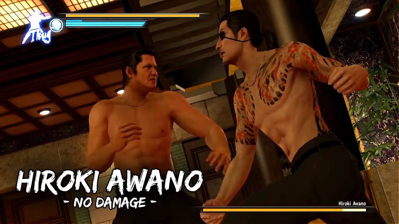 Yakuza 0 - Hiroki Awano (No Damage - HARD) - YouTube