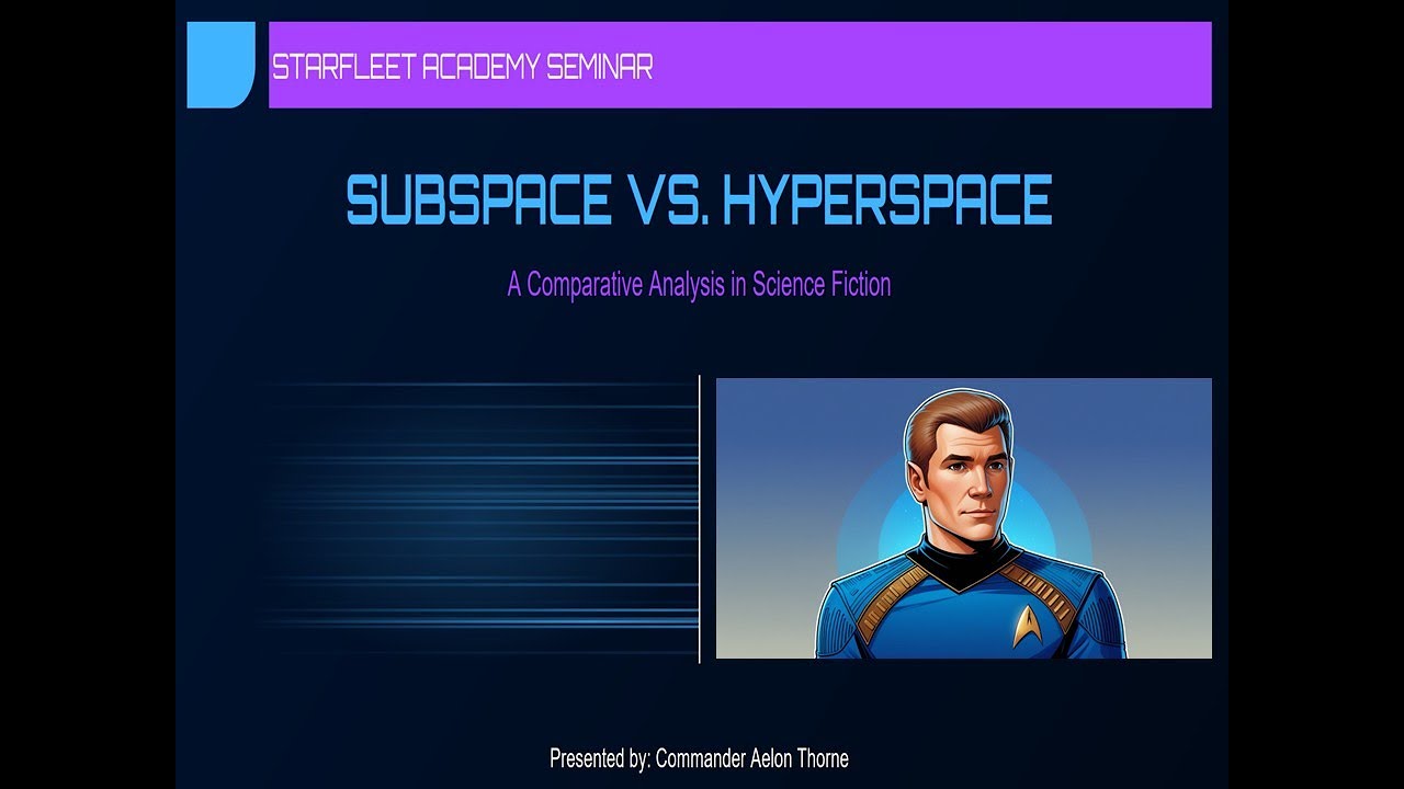 Subspace v Hyperspace Comparsion: FTL Travel in SciFi - YouTube