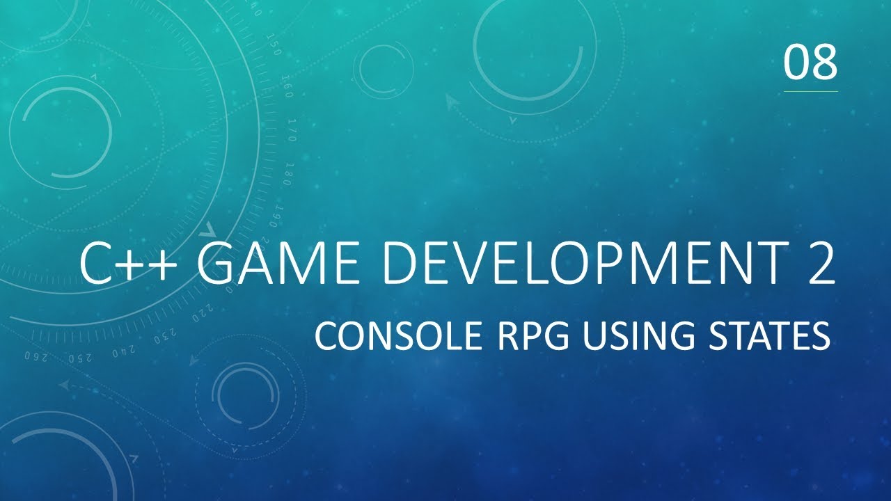 C++ Game Development 2 | State RPG 08 | Leveling up algorithm, and ...
