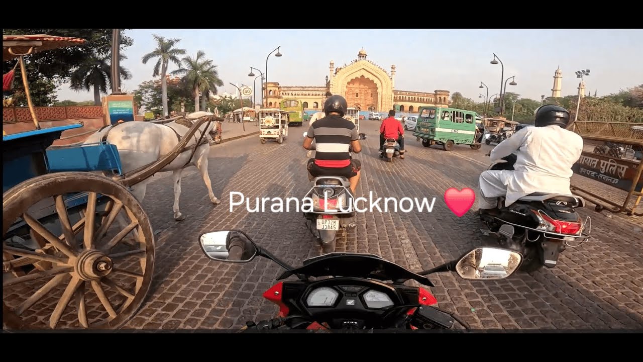 Exploring Lucknow Part 4: Balaganj, Thakurganj, and Chowk Area Ride # ...