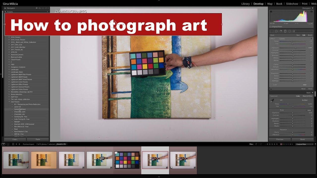 How to Photograph Art - YouTube
