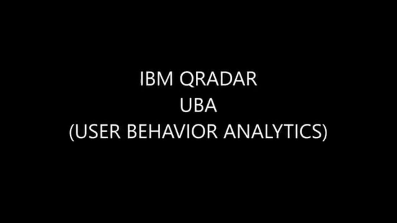 User Behavior Analytics (UBA) con IBM QRadar SIEM - YouTube