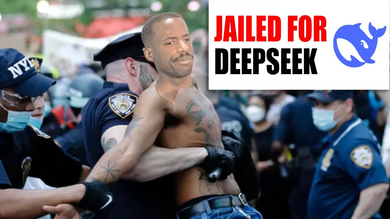 Jail time for downloading Deepseek?? 20 years 100 Million fine - YouTube
