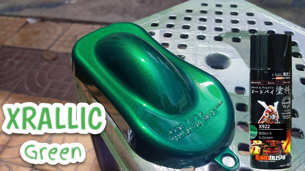 XRALLIC Green X922 Samurai Paint - YouTube