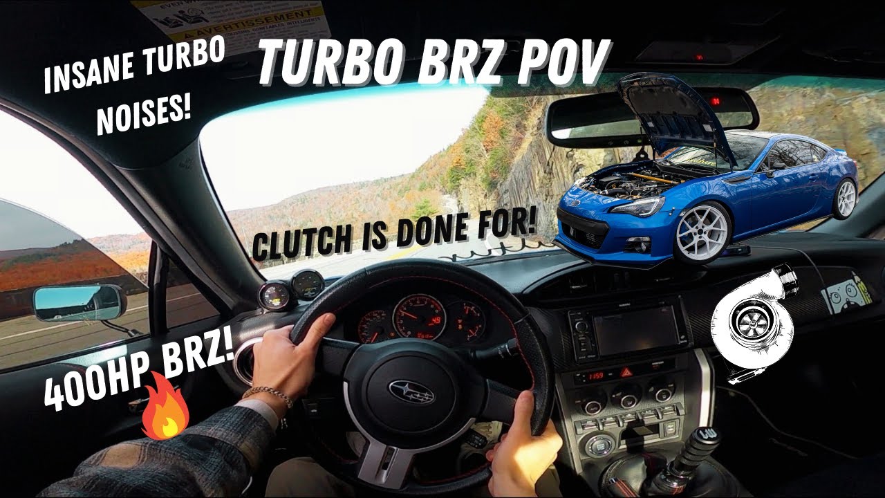 INSANE TURBO BRZ POV DRIVING! (CRAZY TURBO SOUNDS) - YouTube