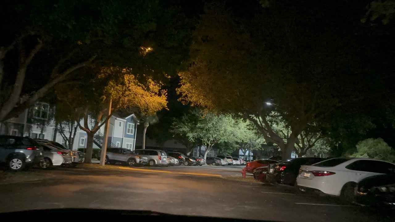 Midnight driving at fort Pierce Us1, Heading Back to home 🏠 Beautiful ...