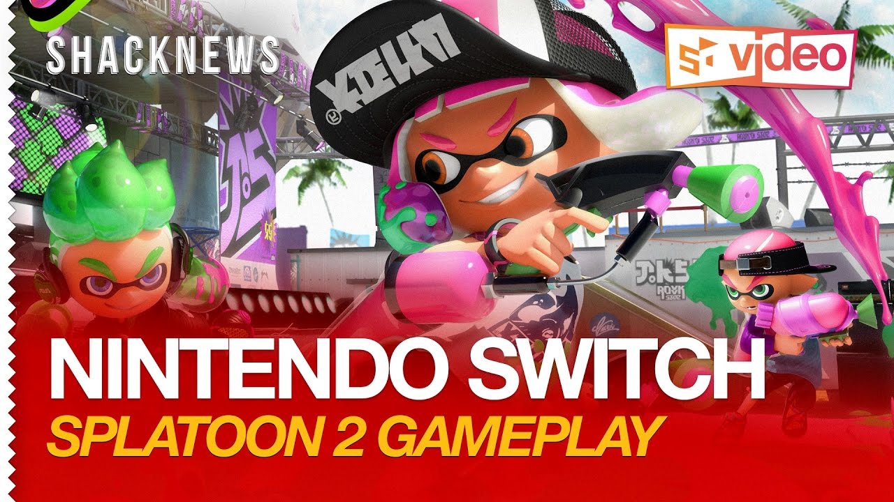 Nintendo Switch: Splatoon 2 Gameplay - YouTube