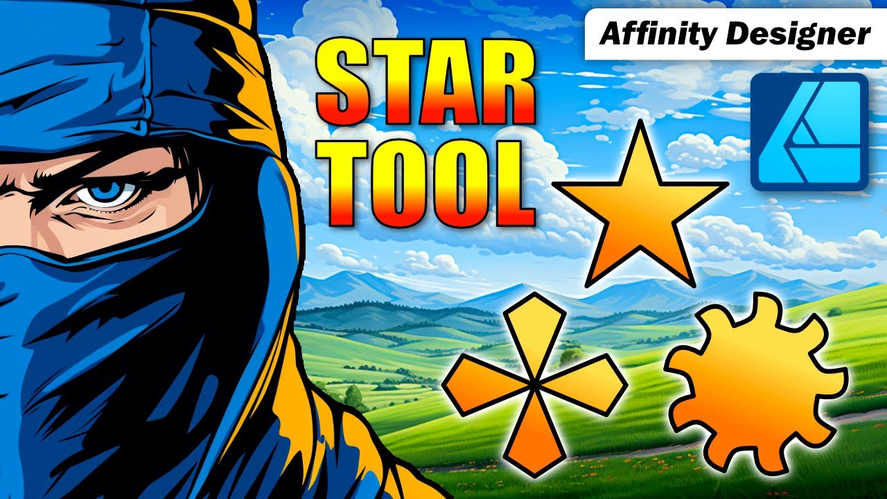 Become A Star Tool Ninja - Affinity Designer Tutorial - YouTube