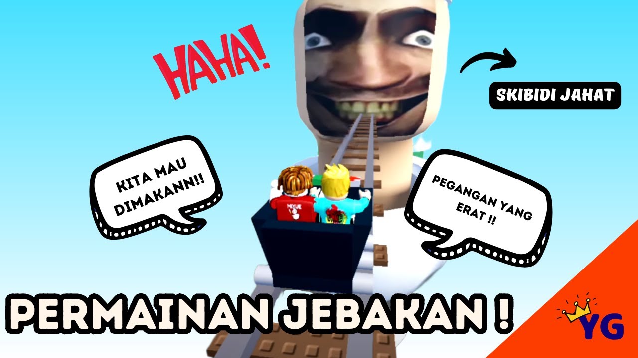 NAIK KERETA KE TOILET SKIBIDI - ROBLOX CART RIDE INTO A SKIBIDI TOILET ...