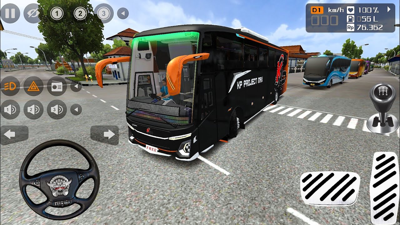 Bus Simulator Indonesia || Hino bus Drive On himachal Death Road ...