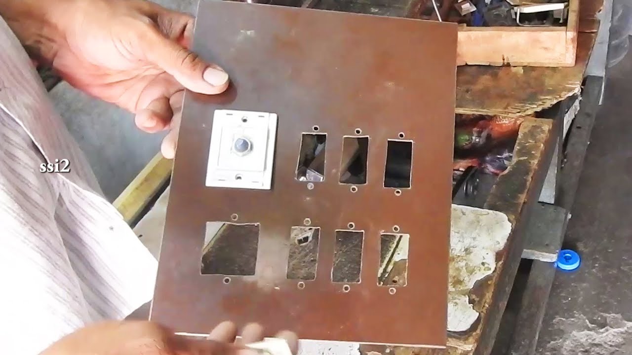 Switch Board Cutting Machine Business / Small Scale IndustrY - YouTube