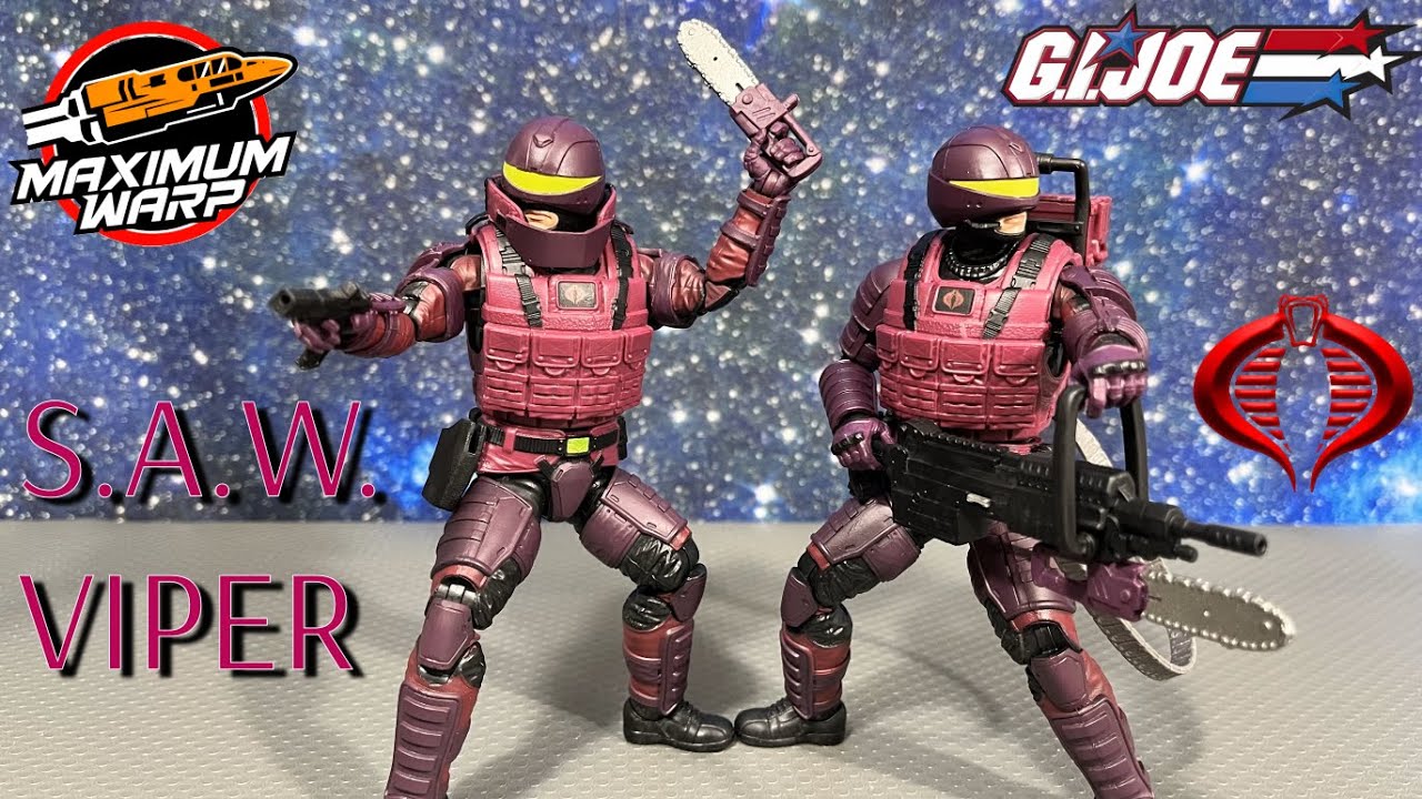 G.I. Joe Classified SAW VIPER action figure review - YouTube