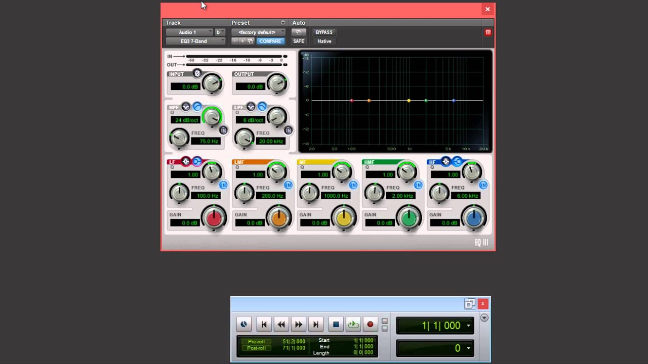 EQ plug in like a large format mixing console EQ section. - YouTube