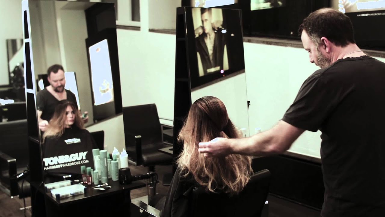Hair styling preparations for Mercedes-Benz Fashion Week AW14 - YouTube