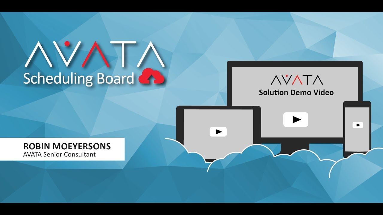AVATA Scheduling Board Cloud Solution Demonstration - YouTube