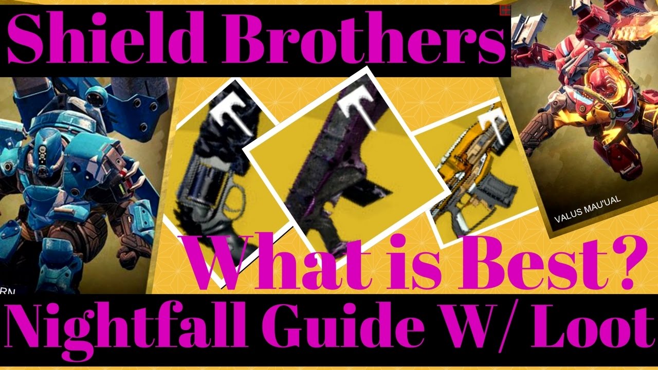 Destiny Shield Brothers Nightfall Rise of Iron Doom of Chelchis, Word ...