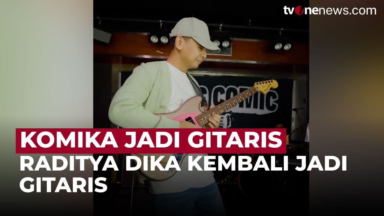 Raditya Dika Beralih Menjadi Gitaris Mengiringi Yono Bakrie | OneNews ...