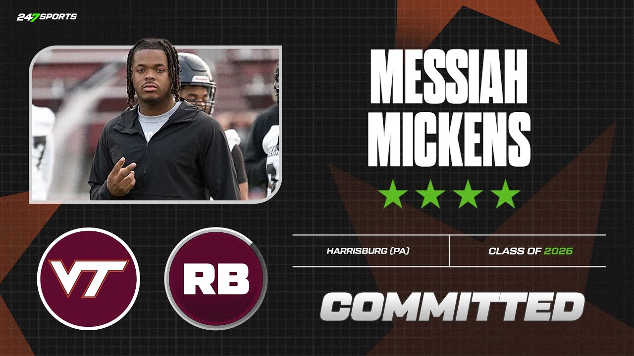 Four-Star RB Messiah Mickens Commits to Virginia Tech | Kolby’s Corner ...