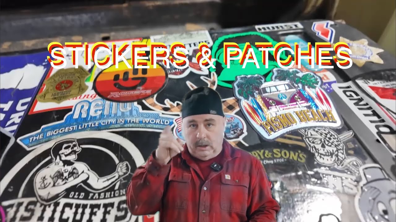MUST SEE sticker and patch collection! - YouTube