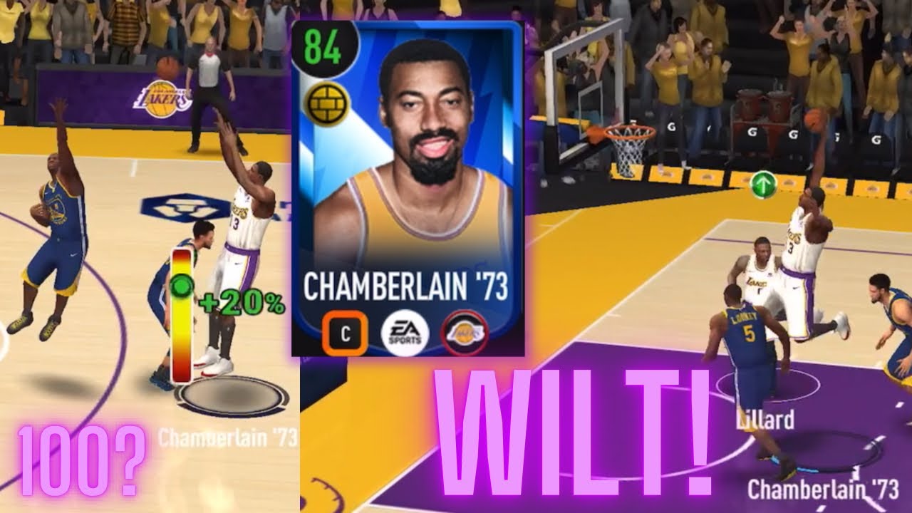 Trying to Score 100 With Wilt Chamberlain NBA Live Mobile - YouTube
