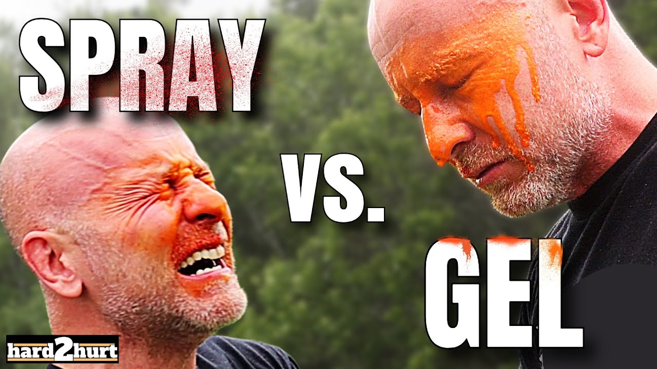 Testing Pepper Gel vs. Pepper Spray | Sabre Red - YouTube