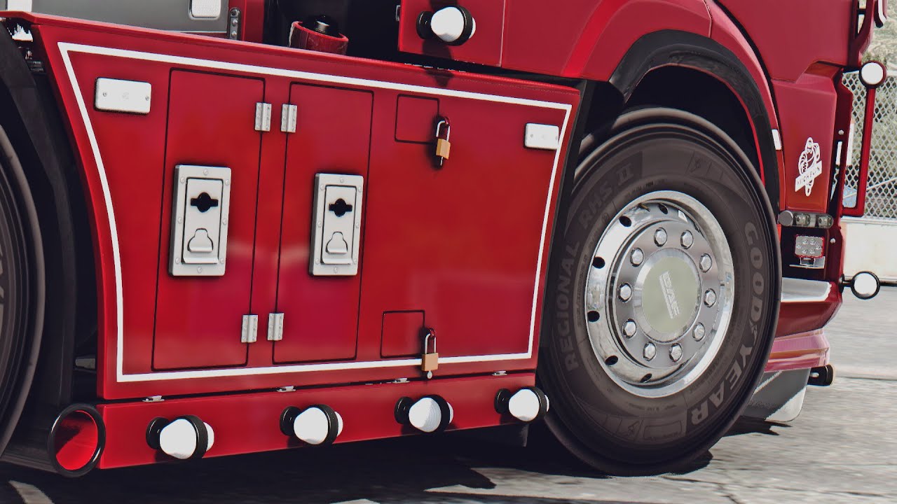 [ETS2 - ADDON] DAF XF Euro 6 Sideskirts Pack - YouTube