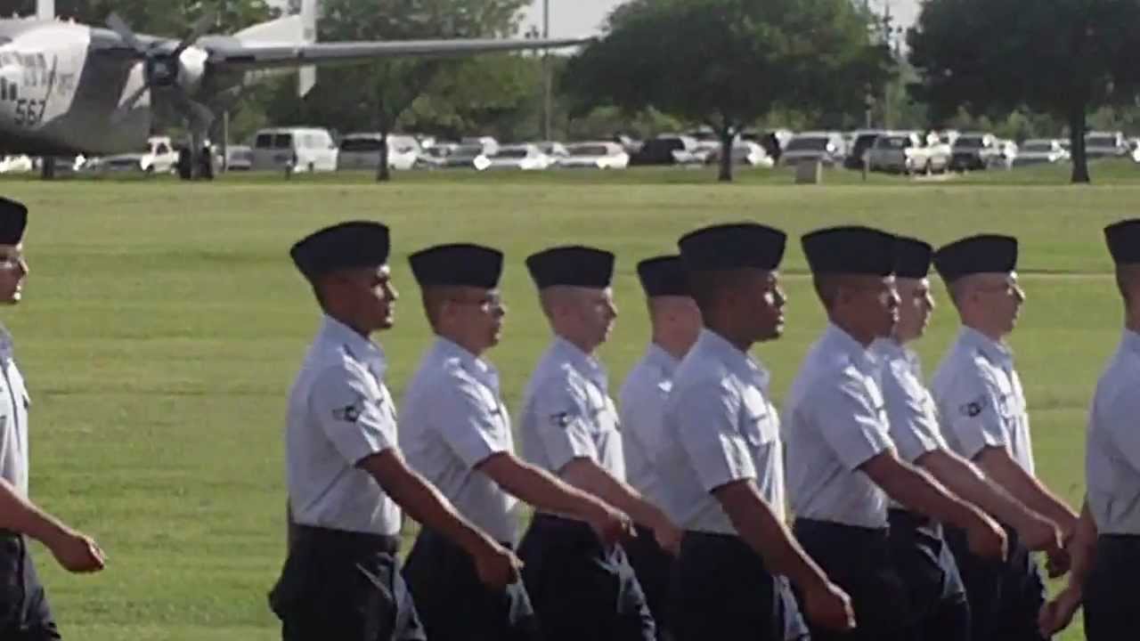 U.S.A.F. B.M.T. Graduation At Lackland A.F.B., Texas April 6, 2012 at ...