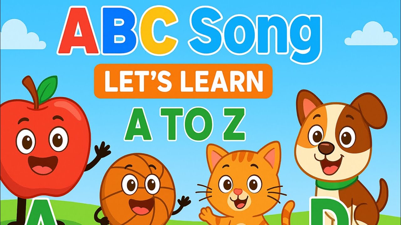 ABC Learning Cartoon Alphabet Song\ Happy ABC 123 - YouTube