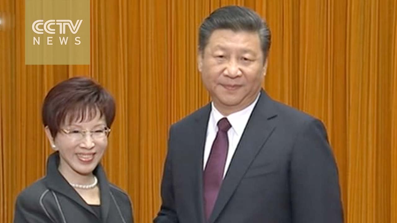 Visiting KMT leader Hung prepares to wrap up visit - YouTube